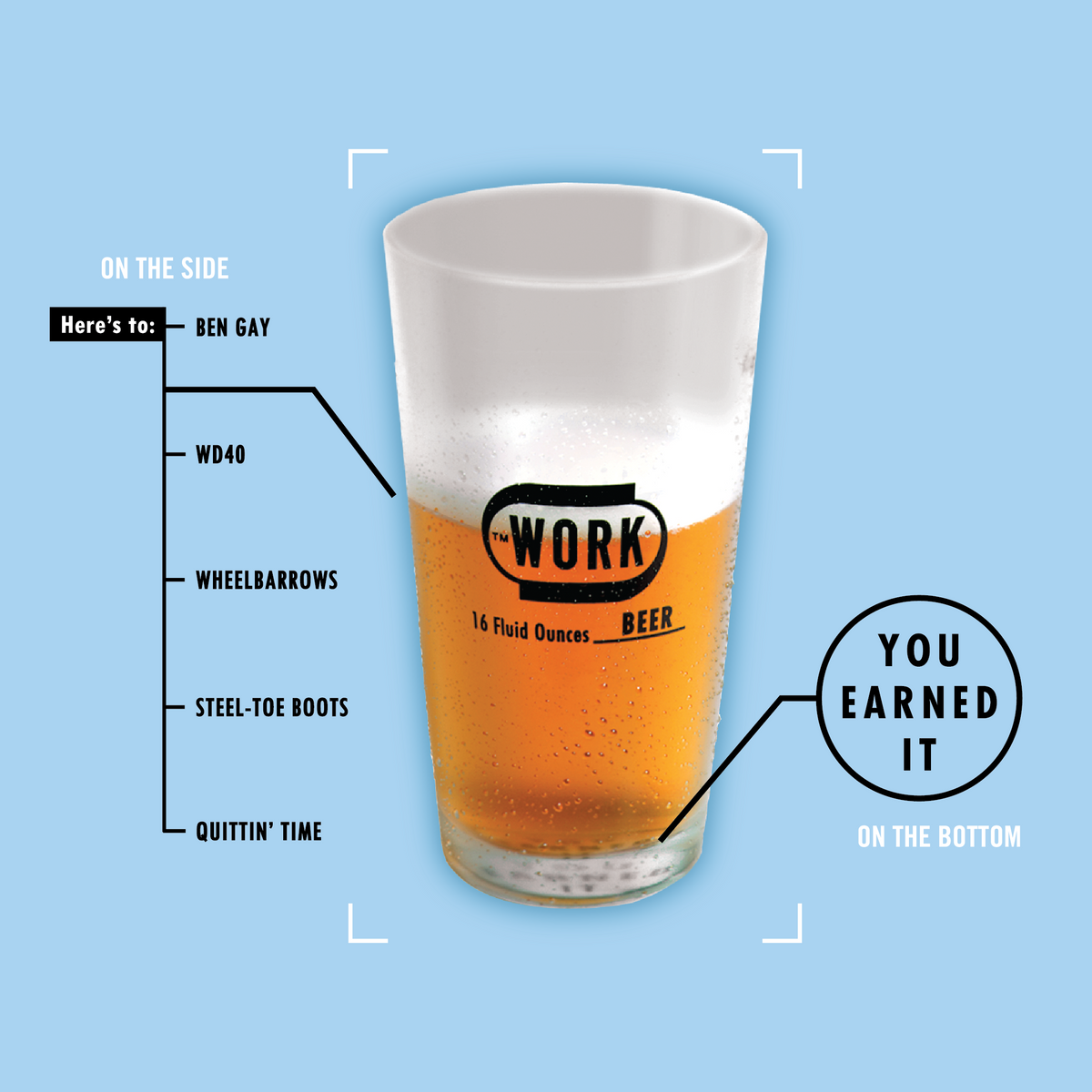 WORK Beer Glass – Work Brands